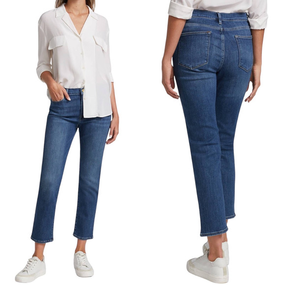 Frame Denim | Jeans | Nwt Frame Denim Le High Straight Cropped High ...